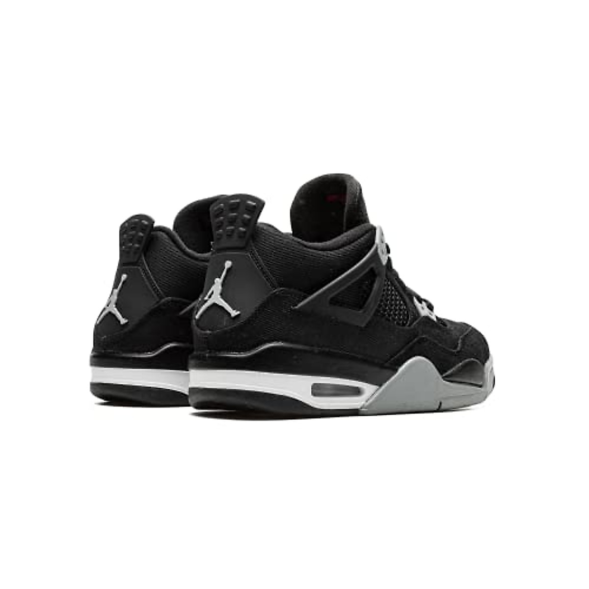 Jordan Youth Air 4 GS DV0553 006 Black Canvas - Size 5Y