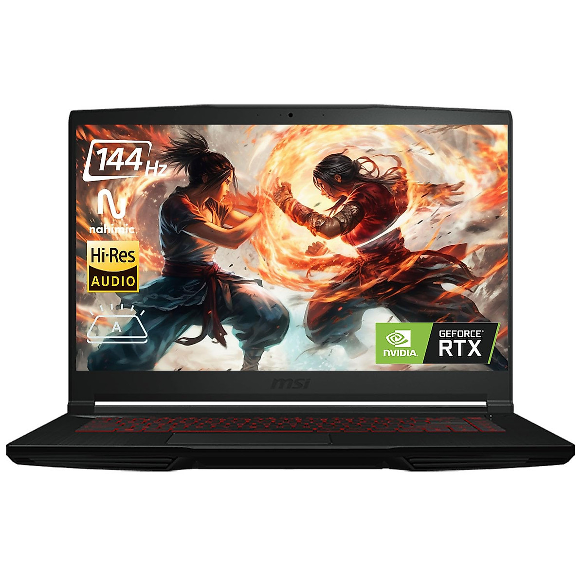 MSI GF63 Thin 11UC Gaming Laptop, 15.6" FHD Display 144Hz, Intel Core i5-11400H, GeForce RTX 3050, 16GB RAM, 1TB SSD, Wi-Fi 6, Windows 11 Home, Backlit Keyboard, Webcam, Bluetooth, HDMI, Grey