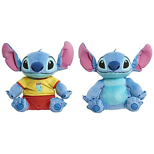 Disney Lilo & Stitch 11-inch Large Stitch Stuffed Animal, Alien, Blue, Soft Plushie