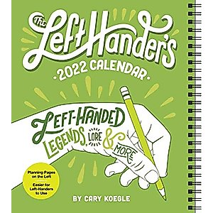 The Left-Hander's 2022 Weekly Planner Calendar