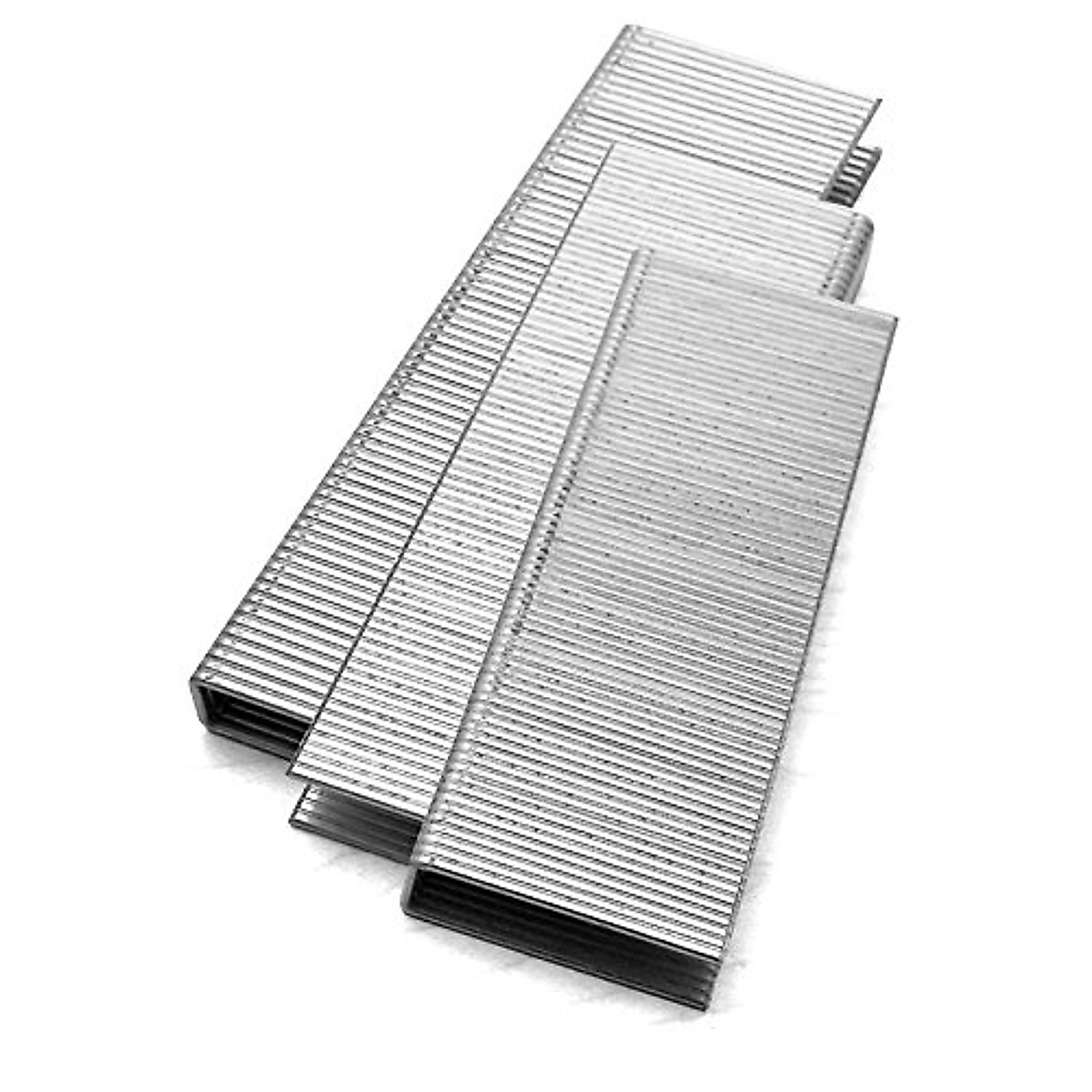 meite 16 Gauge 7/16-Inch Crown Staples, 1-1/2-Inch Length Medium Crown Staples Heavy Duty Galvanized Construction Staples for 16 Guage 7/16-Inch Crown Stapler Guns (10,000 Counts)