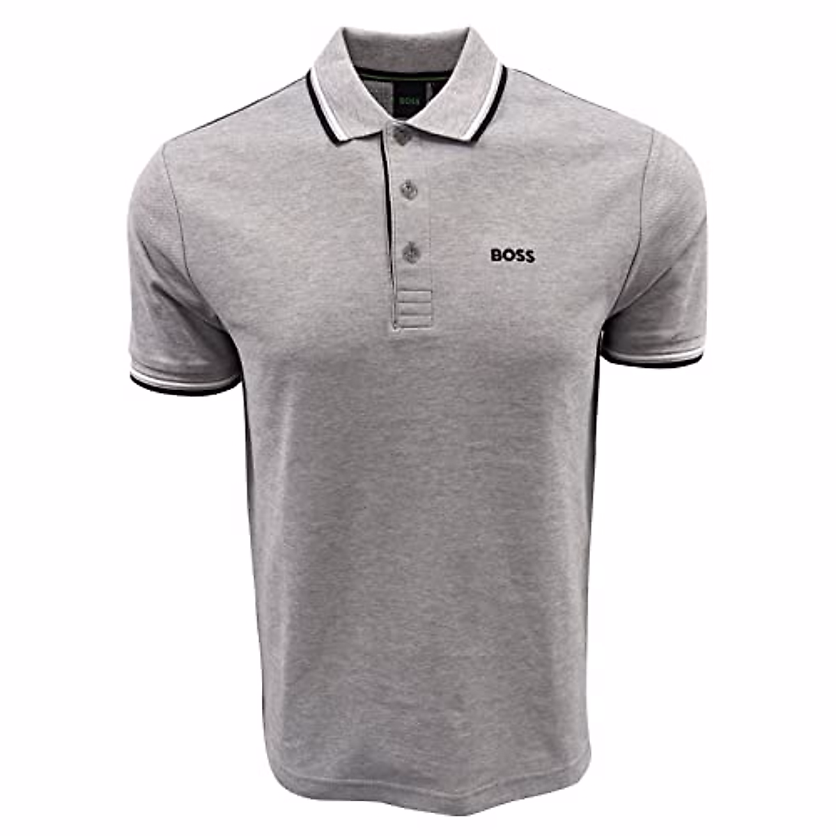 Hugo Boss Mens Paddy Moisture Manager Pro Edition Polo Shirt 50249000 (Grey, Large)