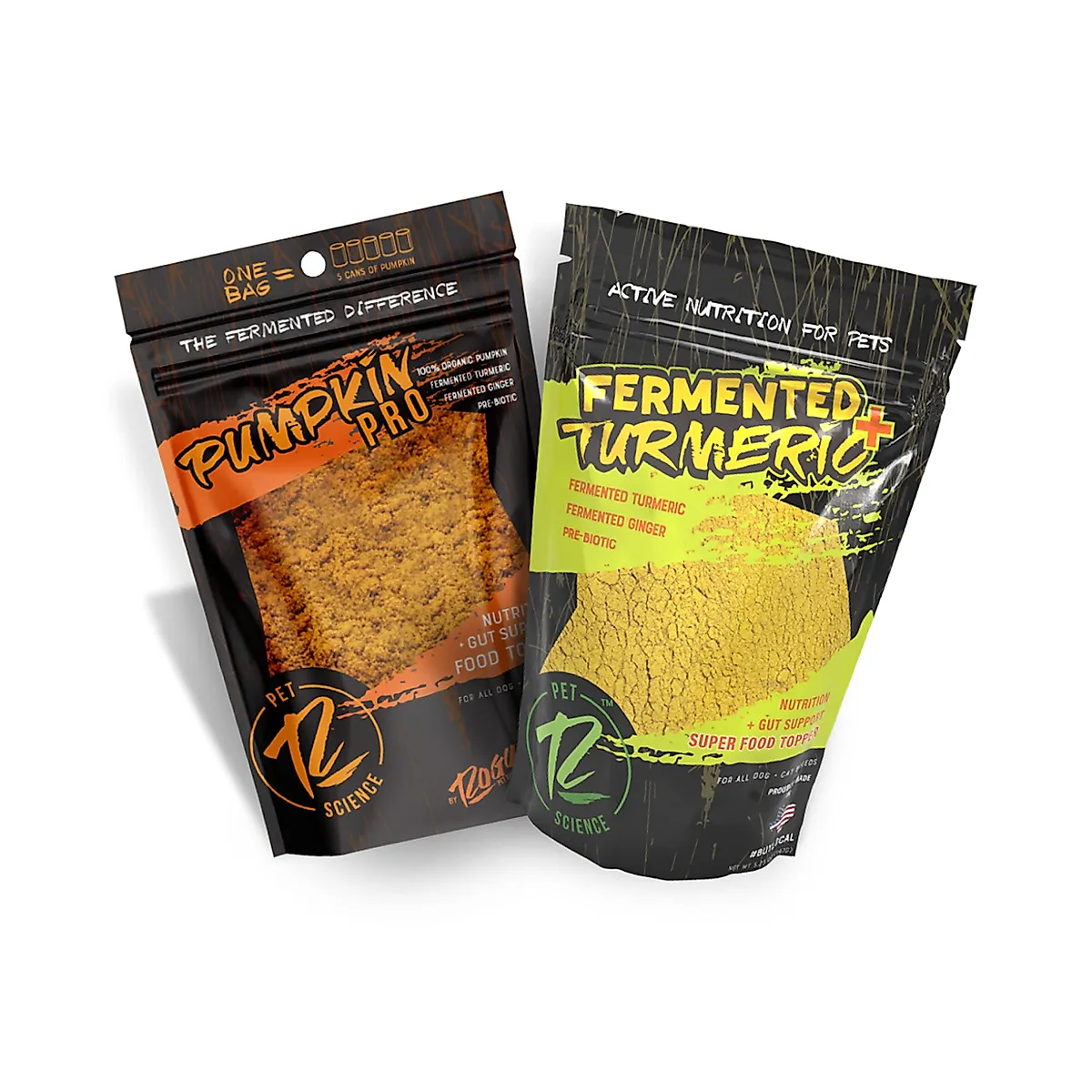 Rogue Pet Science Turmeric Plus Bundle with Pumpkin Pro Supplements for Dogs