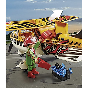 Playmobil Air Stunt Show Tiger Propeller Plane