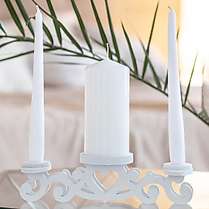 Heart Unity Candle Holder for Wedding Candles for Ceremony - Unity Candle Holders Candles Holder for Wedding Ceremony - Unity Candle Stand Bride and Groom Centerpiece