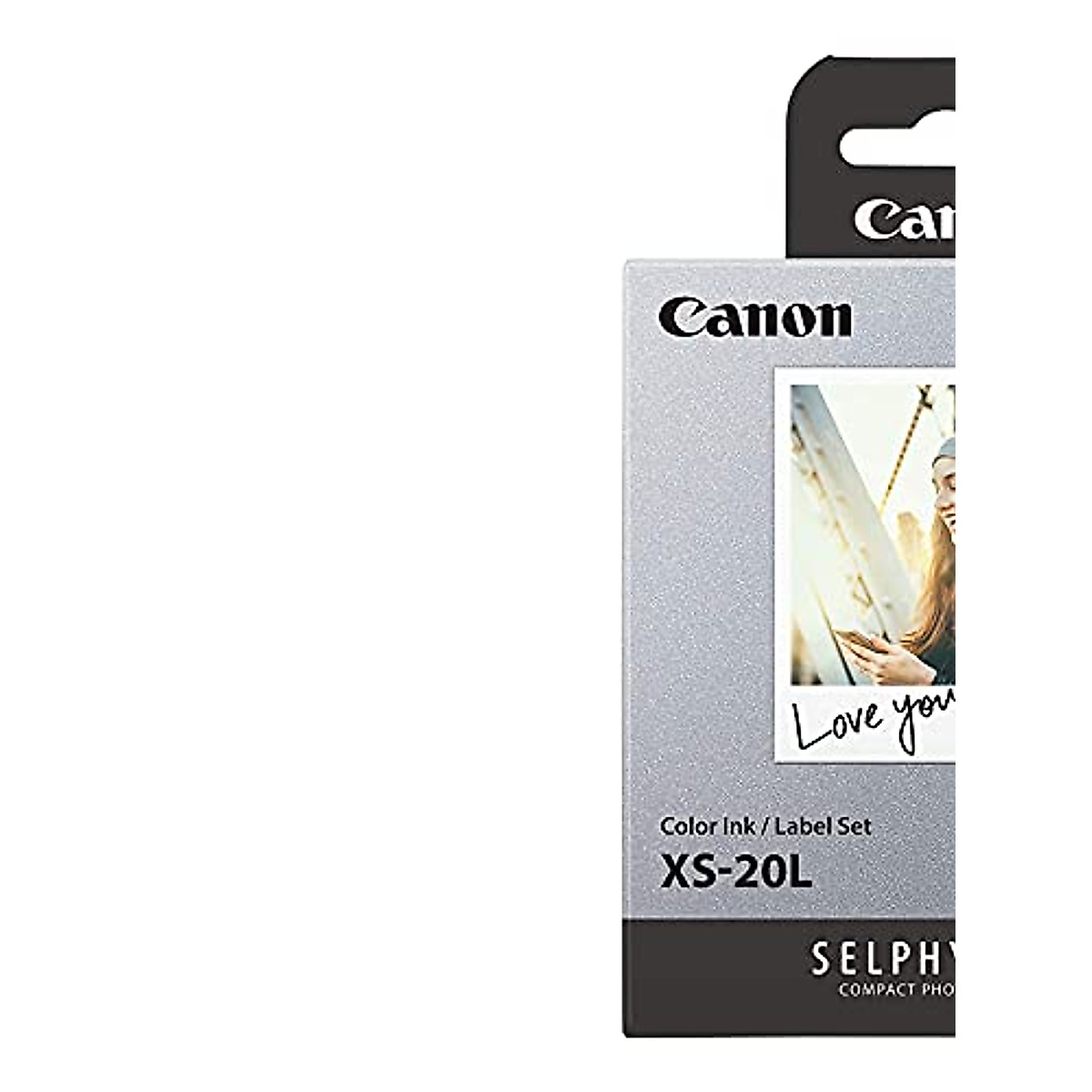 Canon Color Ink/Label Set XS-20L (20 Sheets), Compatible to Canon SELPHY Square Printer