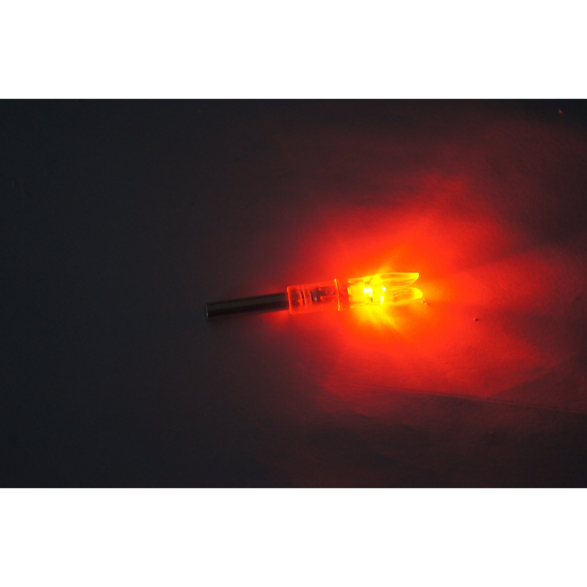 Jiexi Hwyp Automatically Lighted Led Nocks for Inner Diameter 6.3 mm Compound Bow Arrows GT Size Pack of 6 (red)