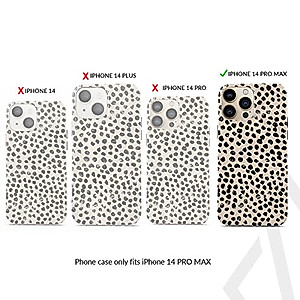 BURGA Phone Case Compatible with iPhone 14 PRO MAX - Wireless Charging Compatible, Hybrid 2-Layer Hard Shell + Silicone Protective Case, Heavy Duty Protection, Slim Fit, Almond Latte