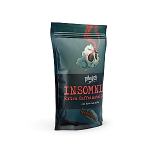 Insomniac Extra Caffeine Coffee, The Strongest Coffee In The World, 6x More Caffeine, 12oz (Ground)