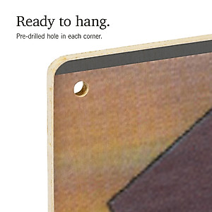 Lantern Press 6x9 Inch Wood Sign, Ready to Hang Wall Decor, Key West, Florida, Large Letter Scenes