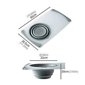 CozyBlock 33 x 22 x 8 Inch 70/30 Offset Top-mount/Drop-in Stainless Steel Double Bowl Kitchen Sink with Strainer and Protective Bottom Grid - 18 Gauge Stainless Steel-3 Faucet Hole