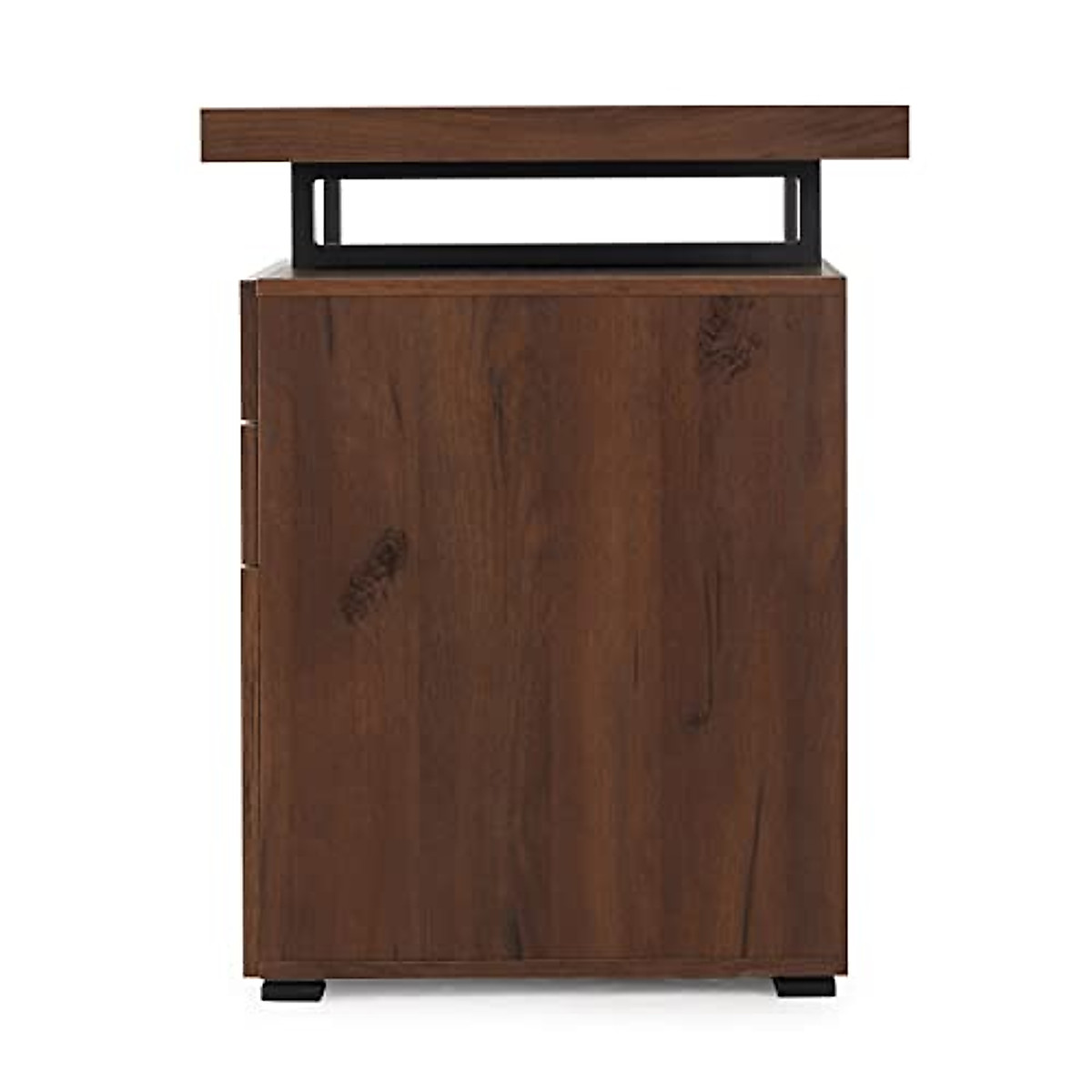 Monarch Specialties Home Office 47 Inch Long Versatile Right/Left Facing Compact Computer Desk, Dark Cherry Wood Look Finish