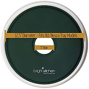 2 Fruit Leather Silicone Dehydrator Sheets with EDGES - NON-Toxic for Nesco Round Dehydrators Lip Mold Hold Batter Liquid Fruit Roll Up Fruit Leather Circle ReUsable Flexible Non Stic