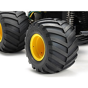 Tamiya TAM58547 The Midnight Pumpkin, Black Edition 1/12 Monster Truck Kit, Brown