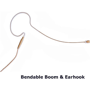 Av Jefes AVL630T-35LS Tan Color Mini Headset Microphone for Sennheiser