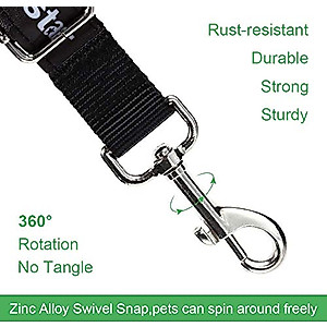 Vastar Double Dog Walker, Adjustable Heavy Duty Double Dog Leash for Pets, No Tangle Two Dogs Training Leash for Dogs up to 110 Pounds, Premium Quality Dog Leash Coupler for 2 Dogs