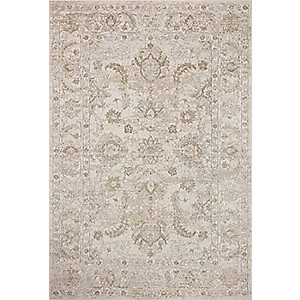 Loloi II Odette Collection ODT-03 Ivory/Beige, Traditional 7'-10" x 10' Area Rug