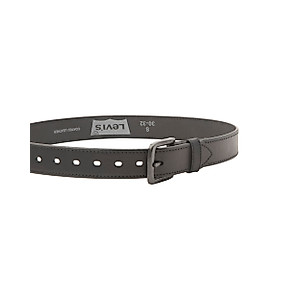 Levi's Men's Casual Leather Belt, Matte Black, X-Large (42-44)