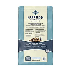 Blue Buffalo Freedom Grain Free Natural Puppy Dry Dog Food, Chicken 24-lb
