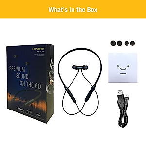 HomeSpot Neckband Wireless Earbuds aptX Low Latency Bluetooth Headphones Bluetooth 5.1 Qualcomm® CVC™ for Gym, Running, Gaming & Meeting Compatible with iPhone, Samsung Galaxy JY100
