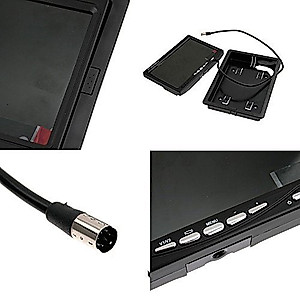 BW 7 inch High Resolution 800 * 480 TFT Color LCD Car Rear View Camera Monitor Support Rotating The Screen and 2 AV Inputs