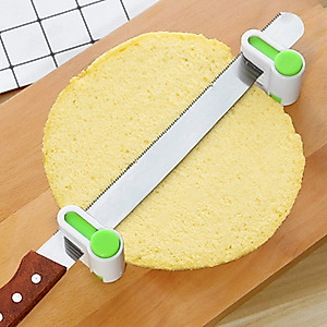 AUEAR, 2 Sets DIY Cake Leveler Slicer Adjustable Bread Cutter 5 Layers for Bread Toast Cake Kitchen Fixator Tool