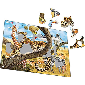 Larsen Puzzles Leopard 48 Piece Children's Jigsaw Puzzle