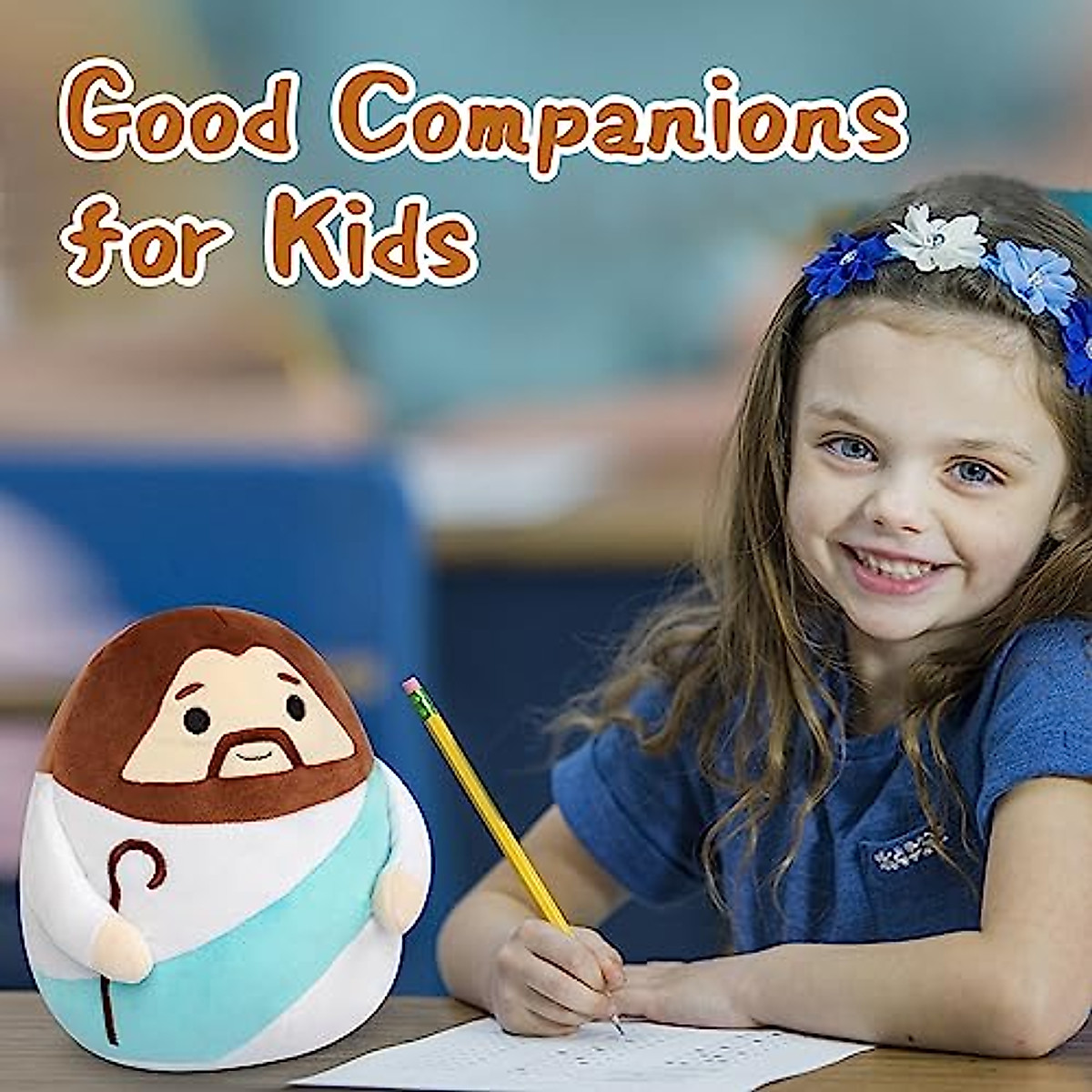 LSYDCARM Jesus Plush Toy My Friend Jesus Stuffed Doll Christ Religious Jesus Doll, Savior Plush Savior Jesus Stuffed Plush Doll Christian Religious Figure Home Christmas Decoration