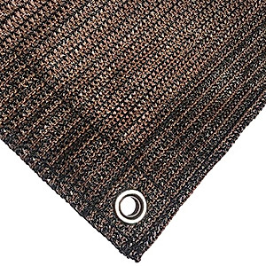 ALBN Balcony Privacy Screen Outdoor Windshield Anti-UV 90% Blockage with Eyelets and Rope for Balcony Fence Pergola (Color : Brown, Size : 90x300cm)