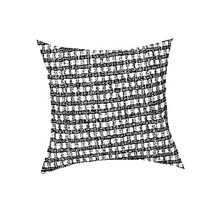 Creative Living Outdoor Bench/Settee/Swing Cushion with Two Patio Decorative Pillows, 3 Piece Set, Grey