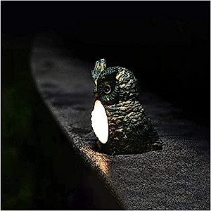 ZYPNB Solar Garden Light Owl Lawn Lamp Waterproof Solar Lights, Outdoor Lighting Night Light Decorative Home Garden, LED Solar Garden Light