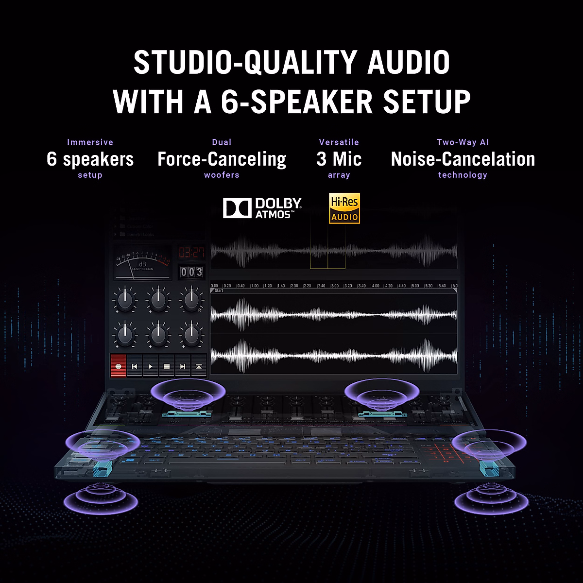 ASUS ROG Zephyrus Duo 16 (2022) Gaming Laptop, 16” 165Hz ROG Nebula HDR QHD 16:10 Display, NVIDIA GeForce RTX 3070 Ti, AMD Ryzen 9 6900HX, 32GB DDR5, 1TB SSD, Windows 11, GX650RW-XS96