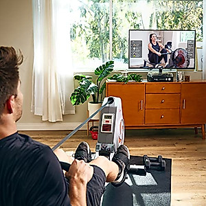 Sunny Health & Fitness Dynamic Air Rowing Machine with Exclusive SunnyFit App Enhanced Bluetooth Connectivity – SF-RW520007