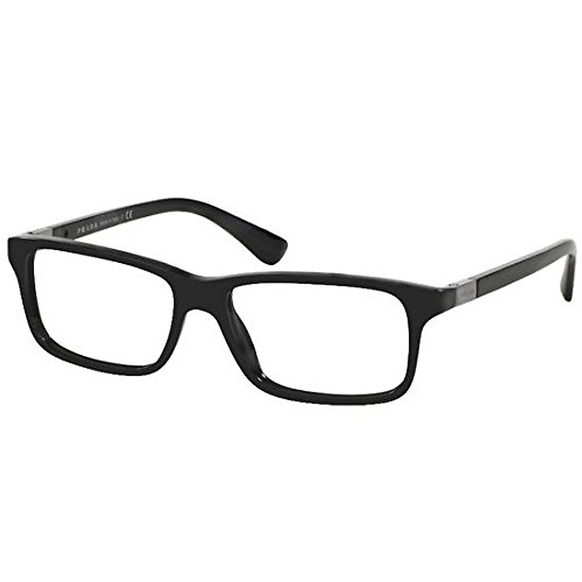 Prada PR06SV Eyeglass Frames 1AB1O1-56 - Black PR06SV-1AB1O1-56