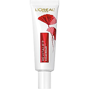 L'Oreal Paris Revitalift Cicacream Anti-Aging Face Moisturizer with Centella Asiatica for Anti-Wrinkle and Skin Barrier Repair, Fragrance Free, Paraben Free, 1.7 fl; oz.