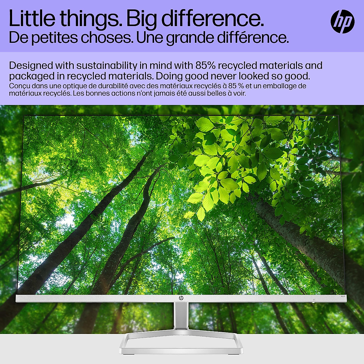 HP 27-inch M27f FHD Monitor