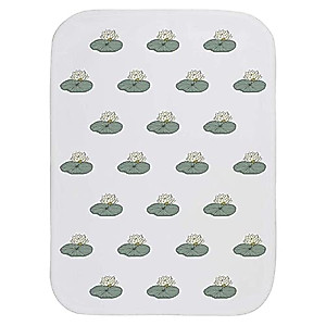 Azeeda 'Lilly pad' Baby Burp/Wash Cloth (BC00019428)