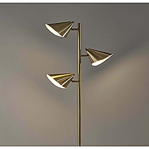 Adesso 4248-21 Hawthorne 68 inch 40.00 watt Antique Brass Tree Floor Lamp Portable Light