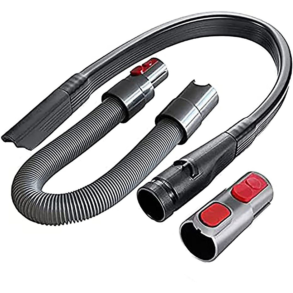 KINW Flexible Extension Hose for Dyson V8 V7 V10 V11 Vacuum Cleaner with Quick Release Converter Adapter