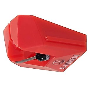 Audio-Technica AT-VMN95ML Microlinear Replacement Turntable Stylus Red