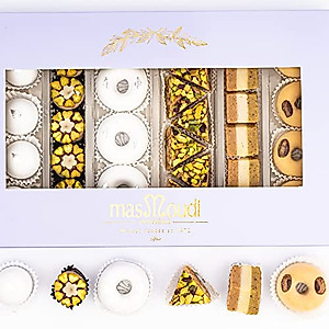 MASMOUDI PASTRY GOURMET SNACK GIFT BOX PIECES OF ORGANIC HAND MADE FRESH NUTS HEALTHY SNACKS KETO FRIENDLY BASKET DESSERT LOW SUGAR GROCERIES LOW CARB FOOD