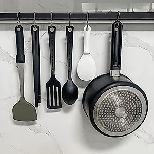 Annaklin Small S Hooks 24 Pack 2-3/16", Stainless Steel S Hooks for Hanging Pan Pot Utensils Plants Bags Towels, Heavy Duty S Shaped Hooks, Silver