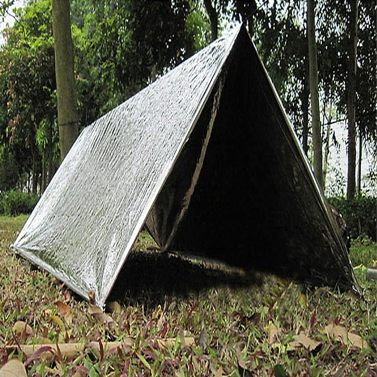 Crisonky Emergency Mylar Thermal Blankets, Designed for Outdoors, Survival Reflective Thermal First Aid Foil Blanket