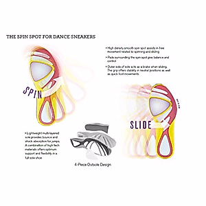 Bloch womens Element Cross Trainer, Pink, 6.5 US