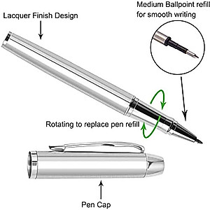 Aolun Personalized Pens,Custom Engraved Ballpoint Pen,Perfect for Birthday,Business,Party with Name, Slogan or Logo-Black Ink & 0.7mm…