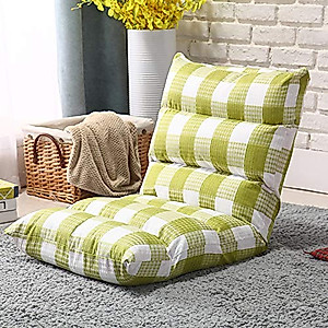 FBKPHSS Japanese-Style Lazy Sofa Tatami, Folding Lavable Sofa Chair Cushion with Back Support Comfortable and Breathable Floor Cushion for Office Bedroom,#1