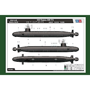 Hobby Boss USS Virginia SSN-774 Boat Model Building Kit