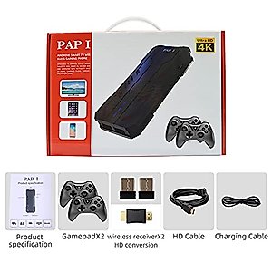 Retro Game Console, HD Video Game Consoole 5200 Classic Games 4K HDMI TV Output with 2PCS Joystick for a Great Gifi for Game Player