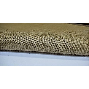 USA Fabric Store Burlap Natural Jute Fabric 10 Oz 72" Wide by The Yard Premium Vintage Upholstery