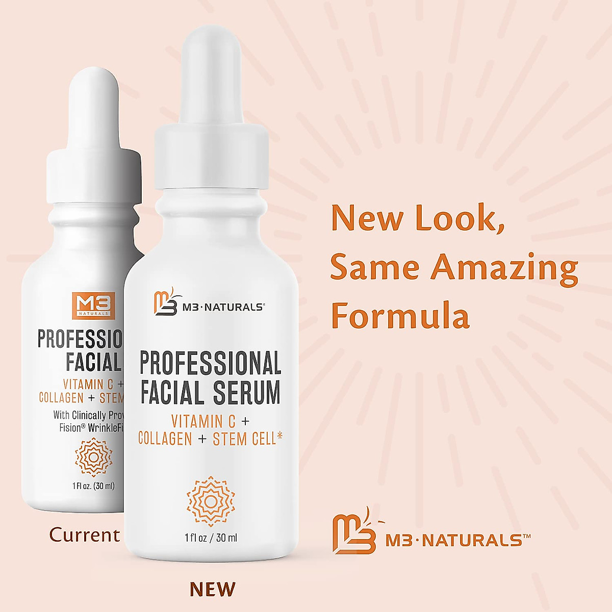 Vitamin C Face Serum - Anti Aging Dark Spot Remover and Vitamin C Serum | Hydrate with Vitamin C Serum for Face, Facial Serum Infused with Vitamin C Oil - Ultimate Serum for Face Care by M3 Naturals